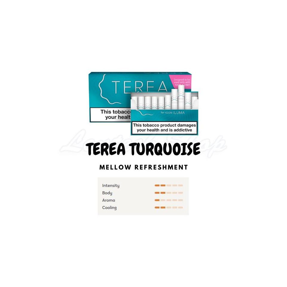 IQOS TEREA Turquoise Iluma Sticks | Lontech Vape Shop