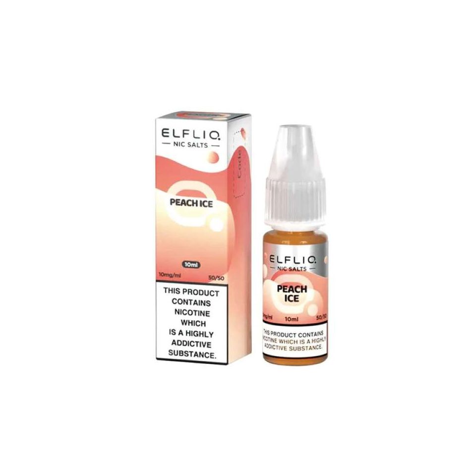 Peach Ice Nic Salt E-Liquid by Elf Bar Elfliq | Lontech Shop