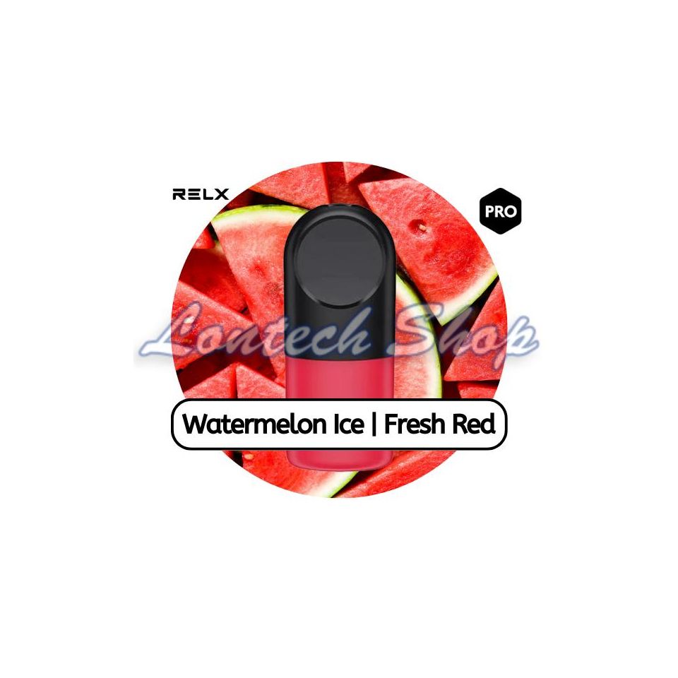 RELX Pro Watermelon Ice Pods - Fresh Red | Lontech Vape Shop