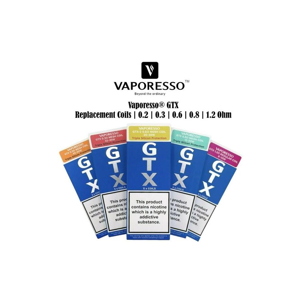 Vaporesso GTX Replacement Coils (5 Pack) | Lontech Shop