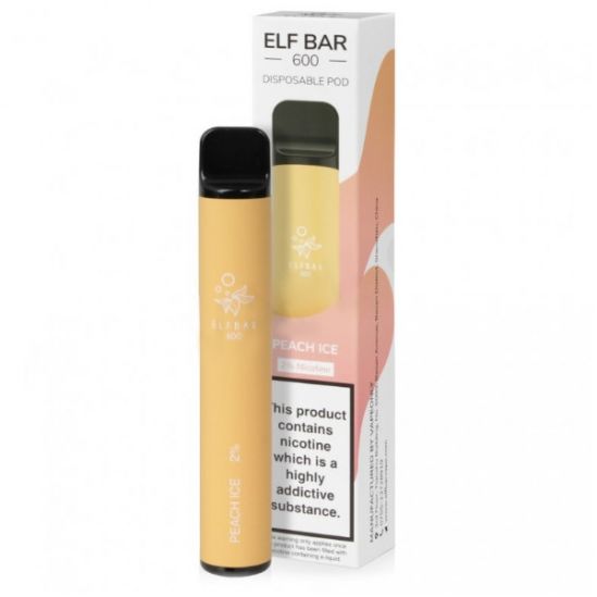 Peach Ice Elf Bar Disposable Pod Device Lontech Vape Shop