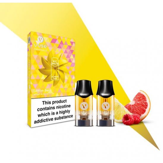 Vuse Lemon Berry Pods | Lontech Vape Shop